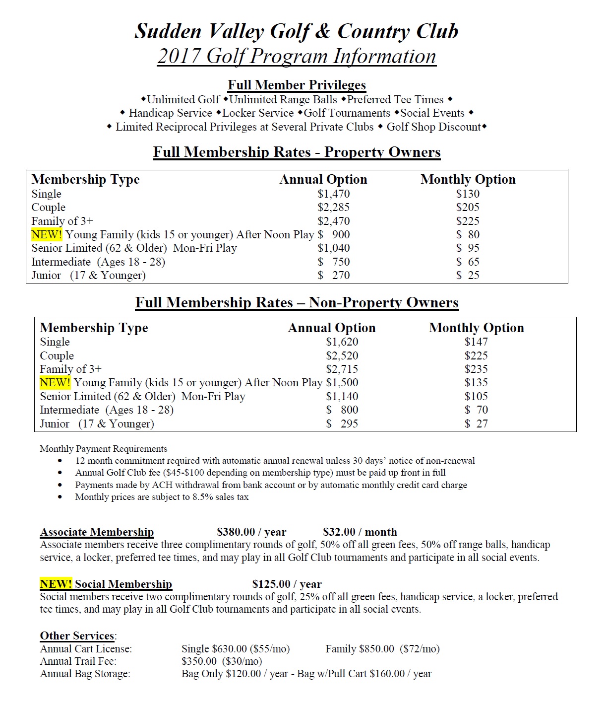 Sudden Valley - Bellingham Golf Courses