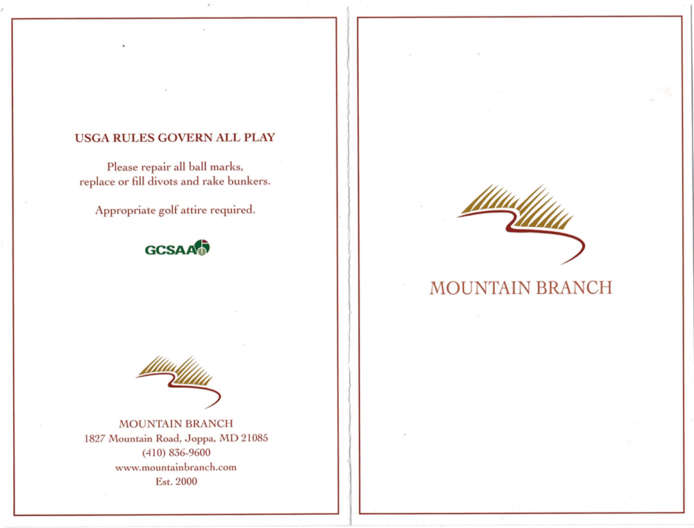 Joppa, Maryland Golf Courses, Mountain Branch Golf Club